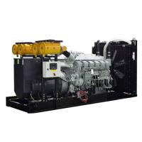 China 520KW 660KVA Mitsubishi S6R2-PTA Diesel Generator with and AC Three Phase Output Type for sale