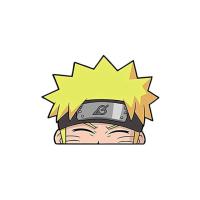 China Naruto Attack On Titan 3d Car Window Sticker Japanese Anime Figure for sale