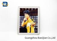 China Customized Lenticular 3D Pictures Stereograph Printing Flip Bruce Lee Animation Picture for sale