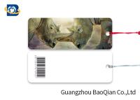 China 0.6mm PET 3D Lenticular Bookmark Customized Double Sides CMYK Printing for sale