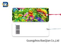 China 0.6mm PET 3D Lenticular Bookmark Customized Double Sides CMYK Printing for sale