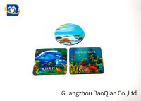 China Round / Square Shape Custom Drink Coasters 3D Lenticular UV Offset CMYK Printing for sale