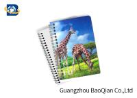China A4 A5 A6 3D Lenticular Notebook Eco - Friendly Material For Student Stationery for sale