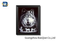 China Custom Lenticular 3d Flip Picture Of Pretty Girl And Animal For Home Decoration for sale