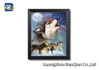China HD 3D Lenticular Pictures With CMYK Printing / Lenticular Photo Printing for sale