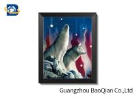 China Depth Effect 3d Picture Of Animal Wolf , Changing Flipped 3d Picture for sale