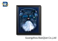 China Clear Vivid Animal 3d Photo For Home Wall Decor , 3d Flipped Changing Wall Art for sale