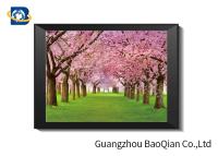 China SGS 3D Lenticular Printing Black And White Landscape Pictures For Home Decorative Wall Art Framed for sale