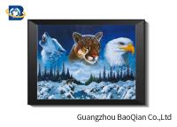 China Wild Lion / Wolf Animal Stock Photo For Wall Decorative Pieces , 3d Pictures for sale