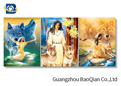 China Flipped Effect 3D Lenticular Wall Poster , Custom Lenticular Printing Decorative Photos for sale