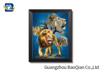 China Wild Lion / Wolf Animal Stock Photo For Wall Decorative Pieces , 3d Pictures for sale