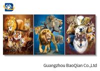 China Wild Lion / Wolf Animal Stock Photo For Wall Decorative Pieces , 3d Pictures for sale