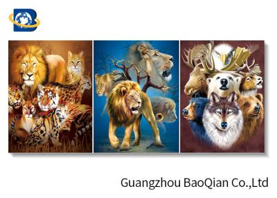 China Wild Lion / Wolf Animal Stock Photo For Wall Decorative Pieces , 3d Pictures for sale