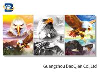 China Vivid High Definition Creative Design 3d Picture Of Eagle , Customized Printing Service for sale