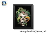China Scary Skool 3D Picture Lenticular Flip Home Decor Photo With Black Frame for sale