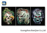 China Scary Skool 3D Picture Lenticular Flip Home Decor Photo With Black Frame for sale