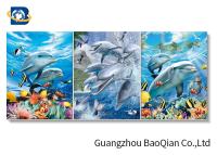 China Big Size Flip Lenticular Print Poster For Advertising Of Hamburger And Pizza for sale