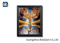 China Wall Decor Lenticular Flip Religious Virgin Mary / Jesus / God 3D Picture for sale