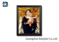 China Wall Decor Lenticular Flip Religious Virgin Mary / Jesus / God 3D Picture for sale