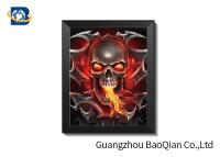 China Scary Skool 3D Picture Lenticular Flip Home Decor Photo With Black Frame for sale