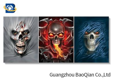 China Scary Skool 3D Picture Lenticular Flip Home Decor Photo With Black Frame for sale