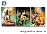China Flipped Effect 3D Lenticular Wall Poster , Custom Lenticular Printing Decorative Photos for sale