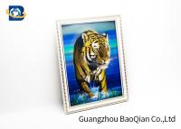 China Home Decor Picture 3D Animals Photos Tiger Wall Printing Flip Image 0.6MM Thickness for sale