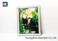 China Pet Material Custom Lenticular Printing , Birds 3D Pictures Of Animals 0.6MM Thickness for sale