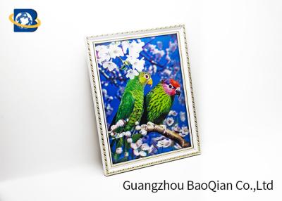 China Pet Material Custom Lenticular Printing , Birds 3D Pictures Of Animals 0.6MM Thickness for sale