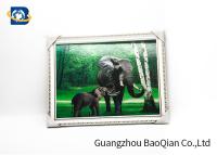 China Customized Size 3D Lenticular Pictures Animal Decorative Framed Picture for sale
