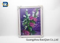 China Modern Style 3D Lenticular Pictures Beautiful Flower Picture / Printing for sale