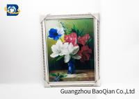 China PET / PP 3D Lenticular Pictures Printing Beauiful Flower Pattern For Home Decoration for sale