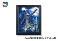 China Professional 3d Pringting Service , 3d Changing Flipped Home Wall Decor Art With Wolf for sale