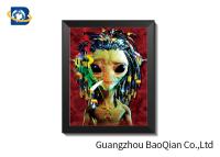 China Unique Design 3d Poster Pictures With White MDP Frame , 3d Flip Image for sale