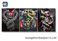 China Unique Design 3d Poster Pictures With White MDP Frame , 3d Flip Image for sale