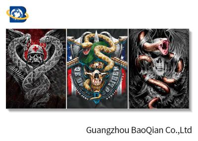 China Unique Design 3d Poster Pictures With White MDP Frame , 3d Flip Image for sale
