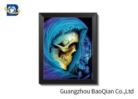 China Vivid Effect CMYK 3d Picture Of Cool Skull , 3d High Definition Free Sample Photo for sale