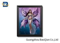 China Buatiful Girl / Animal Print Lenticular , 3D Lenticular Pictures Changing Printing for sale
