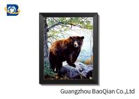 China 75LPI - 200LPI Plastic 3D Lenticular Pictures For Advertising / 3D Animals Images for sale
