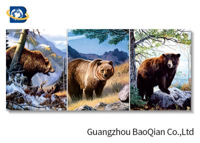 China 3d Ocean Animal Pictures With Black Frame , 30*40 CM Size 3d Flipped Printing for sale