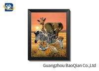 China High Definition 3D Animation Picture Chimpanzee Pattern Flipped Wall Decorative Photos for sale
