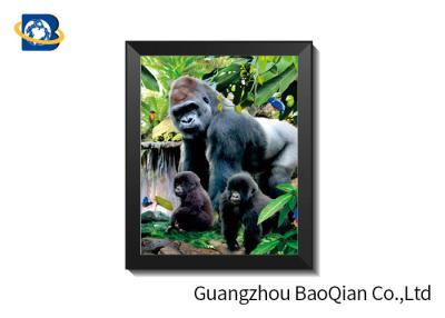 China 75LPI - 200LPI Plastic 3D Lenticular Pictures For Advertising / 3D Animals Images for sale