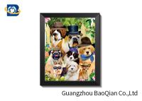 China Eco-Friendly Material 3d Wallpaper , Latest 3d Picture Of Cute Lovely Pet Dog / Cat for sale