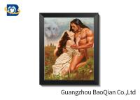 China Framed 3d Pictures Of Skull , Stock 3d Wall Poster With Black Frame for sale