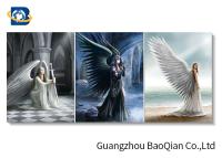 China Wall Decoration Lenticular Flip Moving Changing 3D Decor Photo PVC / MDP Frame for sale