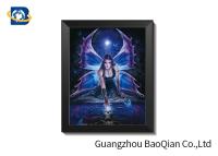China Wall Decoration Lenticular Flip Moving Changing 3D Decor Photo PVC / MDP Frame for sale