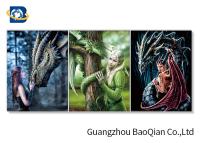 China 30x40cm Size Lenticular Image Printing Changing Moving Flipped 3D Wallpaper for sale