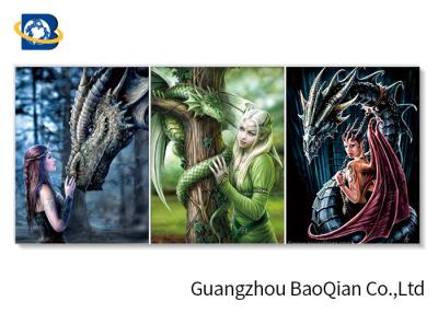 China 30x40cm Size Lenticular Image Printing Changing Moving Flipped 3D Wallpaper for sale