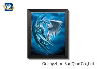 China 30x40cm Size 3d Lenticular Flipped Picture With Frame For Restaurant Decor for sale