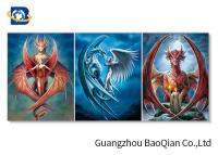 China 30x40cm Size 3d Lenticular Flipped Picture With Frame For Restaurant Decor for sale